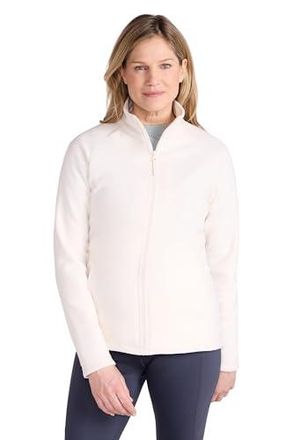Mountain Warehouse Raso Pull en polaire douce au toucher avec fermeture &eacute;clair int&eacute;grale pour femme Id&eacute;al pour un usage quotidien, lext&eacute;rieur et les voyages, beige, 42