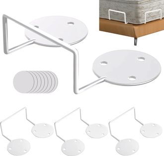 Generic Anti-Rutsch-Matratzen-Stift - Matratzenhalterungen verhindern Gleiten und Metallbefestigungen | Verstellbare Bettkappenklammern, abnehmbarer Hotelhalt