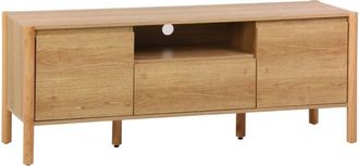 Sweeek TV-M&ouml;bel in Holzoptik, 2 T&uuml;ren, 1 Schublade, 140 cm