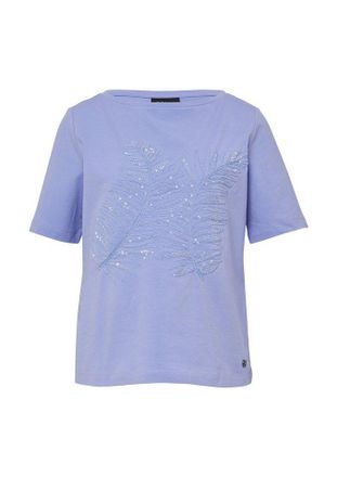 s.Oliver Kurzarmshirt T-Shirt T-Shirt im Relaxed Fit mit Pailletten