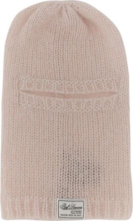 Raf Simons Homme, Accessoires, Rose, Taille: ONE Size Mohair Balaclava