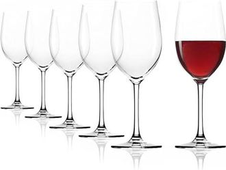 Stölzle Rotweingläser Classic 6er-Set 450ml - Hochwertige Weingläser ideal für Rotwein - Eleganter Rotweinkelch aus Kristallglas für maximale Aromaentfaltung 