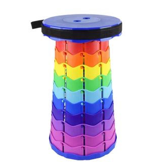 Generic Teleskophocker Erwachsene Teleskophocker Outdoor Stuhl Faltstuhl Camping Picknick Angeln Sitzh&ouml;he H&ouml;henverstellbar mit Tragegurt Musikfestivals