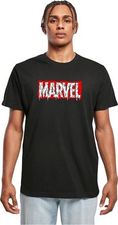 Merchcode Herren Mc961-marvel Drip Tee T-Shirt, Schwarz, XXL EU