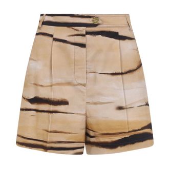 Elisabetta Franchi Femme, Shorts, Multicolore, Taille: 42 FR Tiger Bermuda