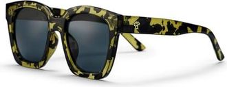 Cheapo Lunettes de soleil Marais X unisexes, vert camouflage/noir, Taille unique