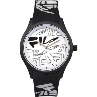 Fila unisex, Accessoires, Noir, Taille: ONE Size Montre pour homme Filastyle 40 mm Bracelet en silicone 38-129