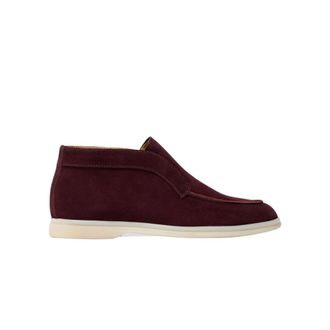 Scarosso Burgunderrote Wildleder-Stiefeletten - - Shoes - Damen - Braun - 40 EU