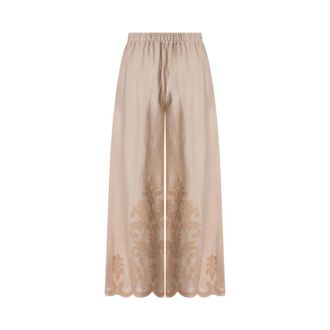 Kiton Damen, Hosen, Braun, SGr&ouml;&szlig;e