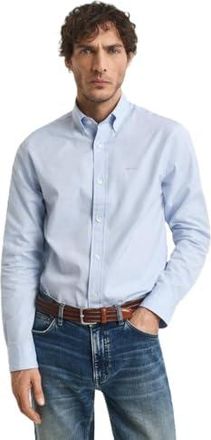 GANT REG Shirt Chemise Oxford Regular Pinpoint, Marine, XL Homme