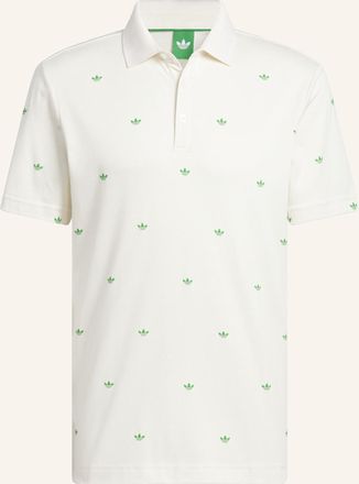 adidas Originals Printed Trefoil Poloshirt weiss