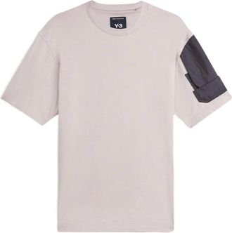 Yohji Yamamoto Homme, Tops, Brun, Taille: XL Utility Short Sleeve Tee