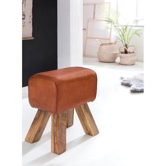Red Living home24 Garderobenbank Vilas II 30 x 47 x 40cm Braun
