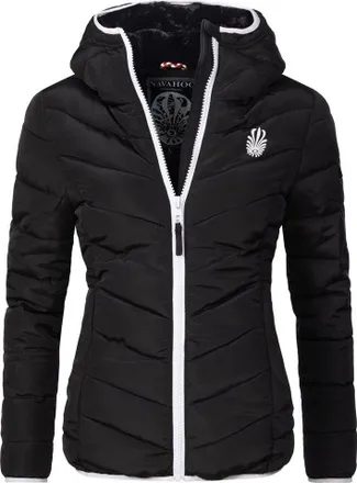 Navahoo Steppjacke Elva stylische Damen Winterjacke mit Kapuze