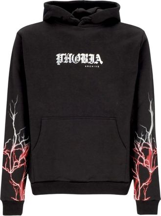 Phobia Archive Homme, Sweatshirts et sweats &agrave; capuche, Noir, Taille: XL Lightning Sweat &agrave; capuche