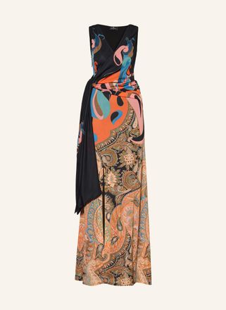 Etro Etro Jerseykleid In Wickeloptik schwarz