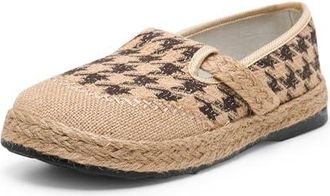 Alexis Leroy Femme Alpargata Heritage Canvas Boho en Toile pour Femmes Chèque Marron 38 EU