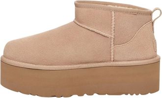 UGG Classic Ultra Mini Platform - Femme - Chaussures - Beige - Taille: 38 EU