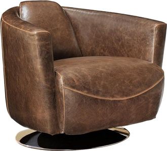 Vente-Unique Clubsessel Leder - Vintage Leder - FLORENTIN