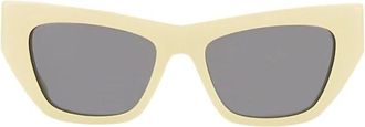 Bottega Veneta unisex, Accessoires, Beige, Taille: ONE Size Cateye Lunettes de soleil Case I