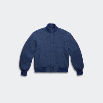 Canada Goose Hudson Bomberjacke aus Fleece - Black Label (M&auml;nnlich, Oxford Navy, M)