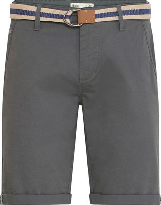 Solid SDMonty Herren Chino Shorts Bermuda Kurze Hose mit Gürtel Stretch Eingrifftaschen Baumwollmischung Regular fit, Größe:XL, Farbe:Dark Grey (2890)
