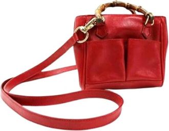 Gucci Pre-owned Vintage Schultertasche - - Pre-owned - Damen - Rot - ONE SIZE
