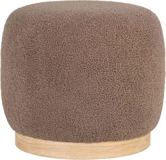 House Nordic House Nordic - Belfort Pouf bouclé Ø44cm braun