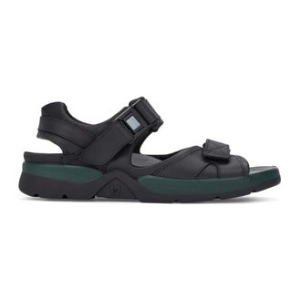 Mephisto Schwarze Ledersandale f&uuml;r Herren - Shark FIT - - Shoes - Herren - Schwarzk - 39 EU