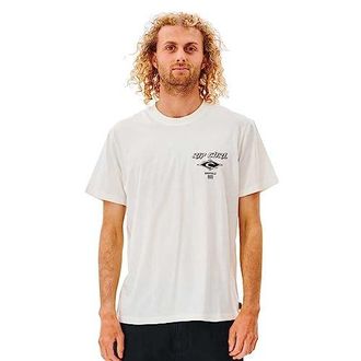 Rip Curl Rip Curl - T-shirt à manches courtes Fade Out Icon pour homme - Style rétro avec logo audacieux - Coupe décontractée et confortable - 100 % coton