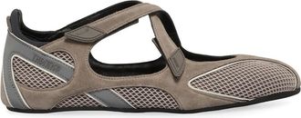 The Attico Femme, Chaussures, Gris, Taille: 41 EU Ballerina Floor 01