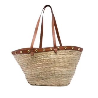 Celine Pre-owned Sac Cabas en Raffia - Femme - Pre-owned - Beige - Taille: ONE Size
