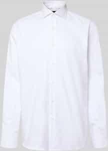 HUGO BOSS Regular Fit Businesshemd aus Twill mit extra langem Arm