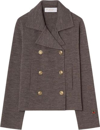 Busnel Indra Gestrickte Wolljacke - - Jackets - Damen - Braun - M