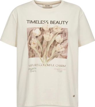 Mos Mosh MOS Mosh, Femme, Tops, Beige, Taille: 36 FR T-Chemises