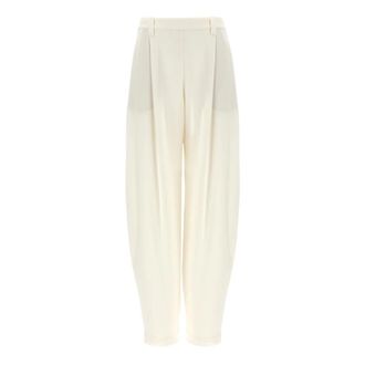 Brunello Cucinelli Slouchy Hose - - Trousers - Damen - Wei&szlig; - S