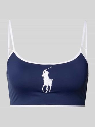 Polo Ralph Lauren Bikini-Oberteil mit Logo-Stitching