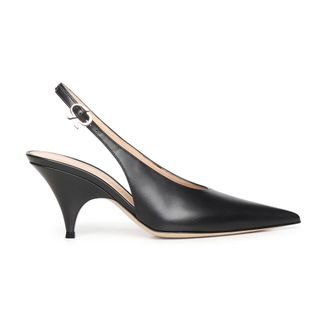 Gianvito Rossi Femme, Chaussures, Noir, Taille: 41 EU Escarpin Pointu Slingback