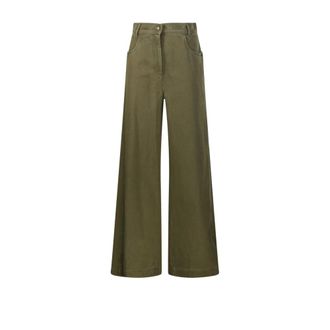 Max Mara Damen, Jeans, Gr&uuml;n, MGr&ouml;&szlig;e