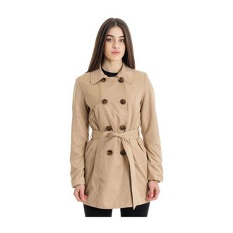 Only Only, Femme, Manteaux, Beige, Taille: 44 FR Valerie Trench Coat