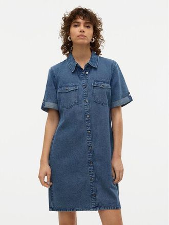 Vero Moda Jeanskleid Jennie 10309665 Blau Regular Fit