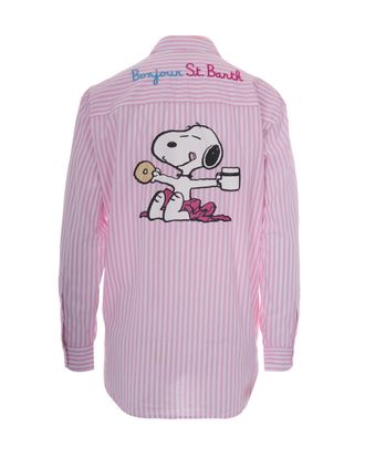 MC2 Saint Barth Womens Shirt Brigitte Striped Cotton Multicolour
