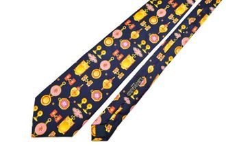 Leonard Mens Printed Silk Tie