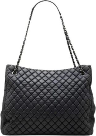 Chanel Sac cabas Chanel Vintage Pre-owned New Bubble - Femme - Pre-owned - Noir - Taille: ONE Size