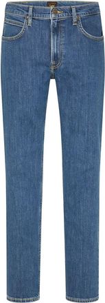 Lee Brooklyn Straight Herren Jeans, Mid Stonewash, 36W / 32L