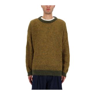 Ymc You Must Create Baumwollstrickpullover mit Rundhalsausschnitt - - Knitwear - Herren - Gr&uuml;n - XL