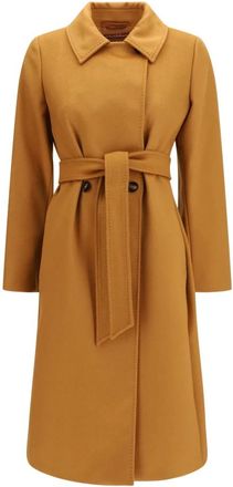 Max Mara Manteau en laine double boutonnage - Femme - Manteaux - Beige - Taille: 34 FR