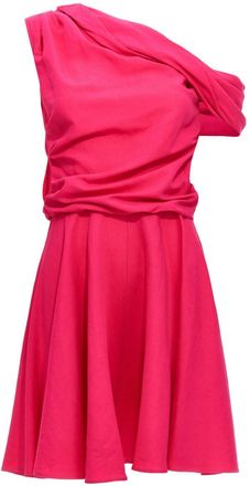 Rochas robe courte à design drapé - Rose