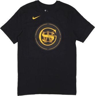 Nike NBA City Edition Logo Tee - - Sport - Herren - Schwarzk - S