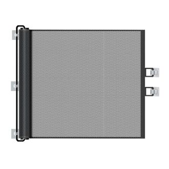 Generic Automatische einziehbare PET-Tür - Sicherheitsgitter des Netzes, multifunktionale Isolierung für Treppen | Einfache Installation ohne Bohr-Montagesyst